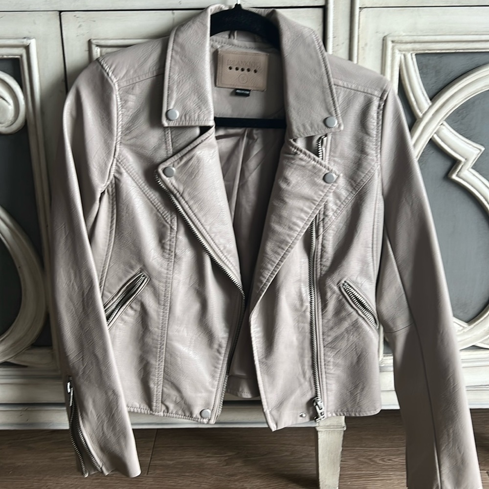 Blank Nyc Cream/Tan Leather Jacket - Gem